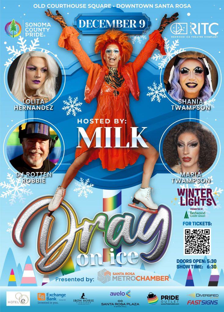 December 9 – Drag On Inc with Milk | Sonoma County LGBTQI Pride