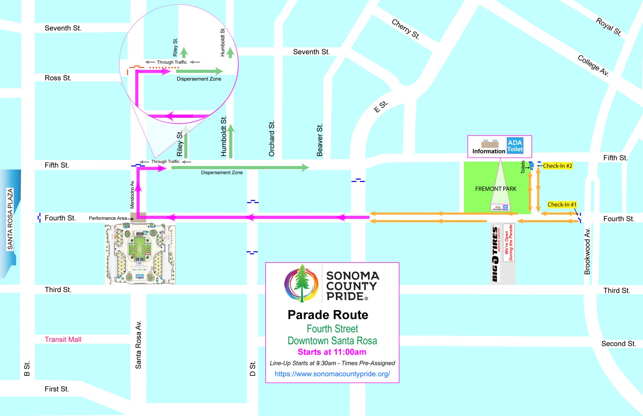 2023-SCP-Parade-Route-Public-Map | Sonoma County LGBTQI Pride
